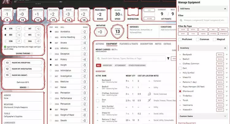 Jak začít své další dobrodružství s DnD Beyond 24322_11