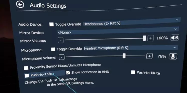 OpenVR Avansearre ynstellings: 5 dingen dy't jo dermei kinne (en moatte) dwaan 2496_7