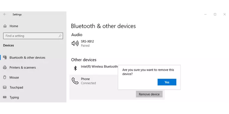 Чӣ тавр ислоҳ кардани интиқоли Bluetooth дар Windows 10 кор намекунад 2562_2