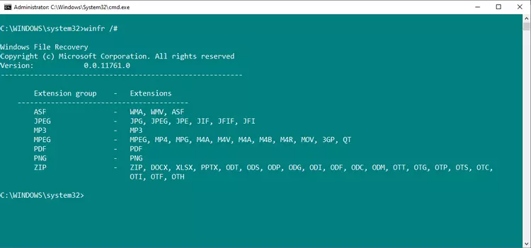 Cara Menggunakan Alat Pemulihan File Windows untuk Mengembalikan Data Anda yang Hilang 25860_4