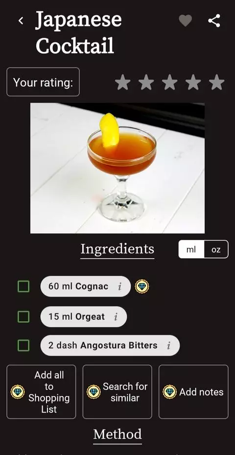 De 6 beste Android-apps voor het maken van cocktails 26146_16