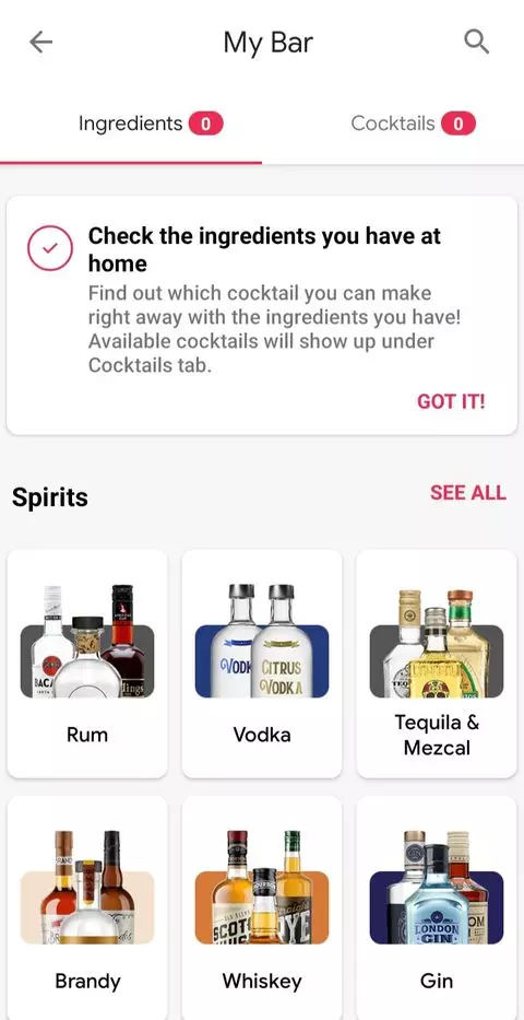 De 6 bêste Android-apps foar it meitsjen fan cocktails 26146_3