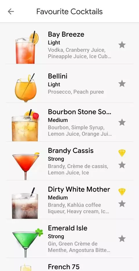 De 6 beste Android-apps voor het maken van cocktails 26146_4