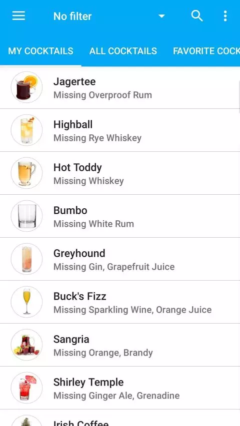 6-те най-добри приложения за Android за приготвяне на коктейли 26146_8