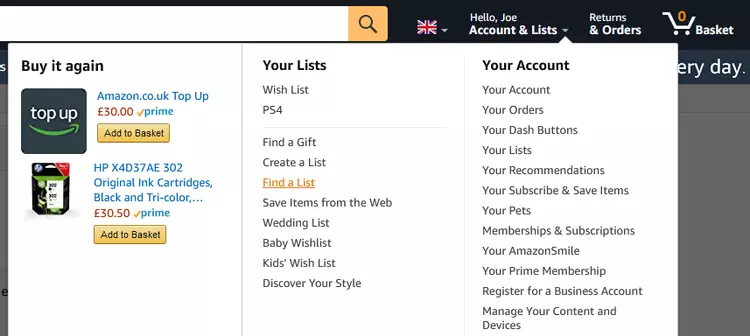 วิธีค้นหารายการสินค้าที่ต้องการของ Amazon อย่างรวดเร็ว 26238_2