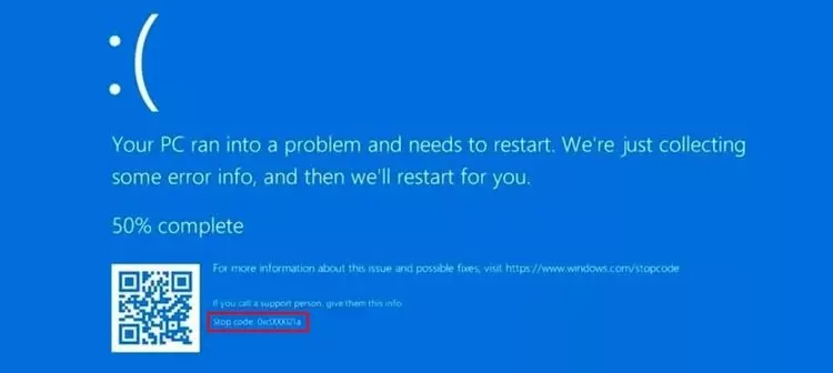 Stop kódok keresése és Windows 10 hibák kijavítása 2637_2