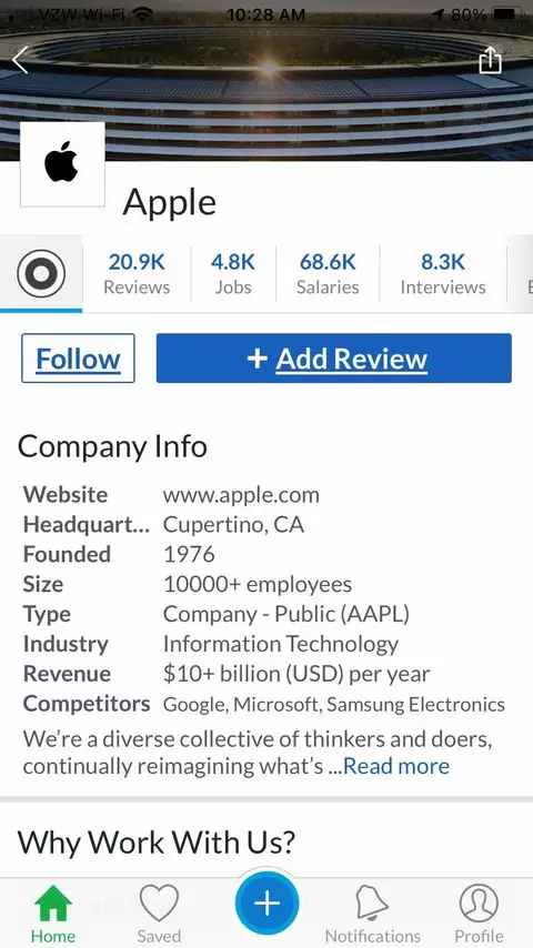 5 najboljših aplikacij za iskanje zaposlitve za iPhone in Android 26423_13