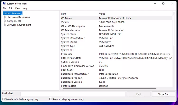 5 sätt att kontrollera systeminformation i Windows 11 2662_3