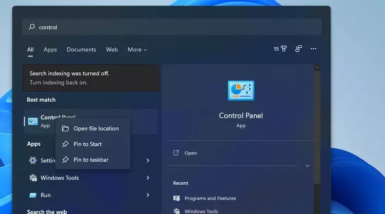 Paano Mag-set Up ng Mga Shortcut ng Control Panel sa Windows 11 2667_7