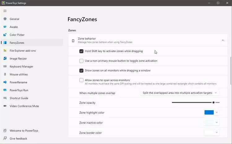 Huya Imwe ye Windows 11's Best Features to Windows 10 NePowerToys FancyZones 2682_4