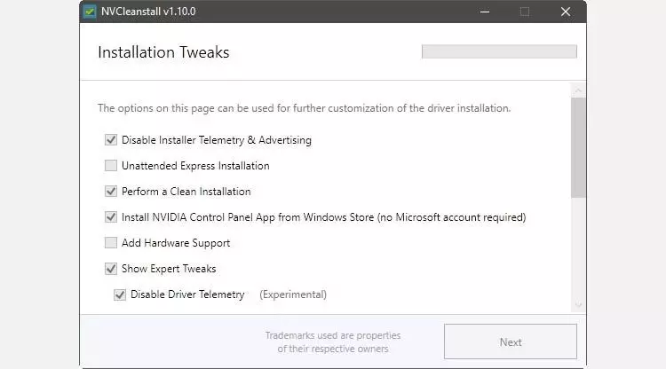 NVCleanstall के साथ अपने NVIDIA ड्राइवर इंस्टॉलेशन को अनुकूलित करें 2688_11