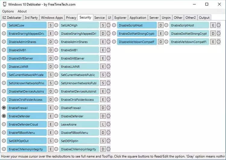 Odstranite puh iz sistema Windows 10 s programom Windows Decrapifier & Debloater 2691_16