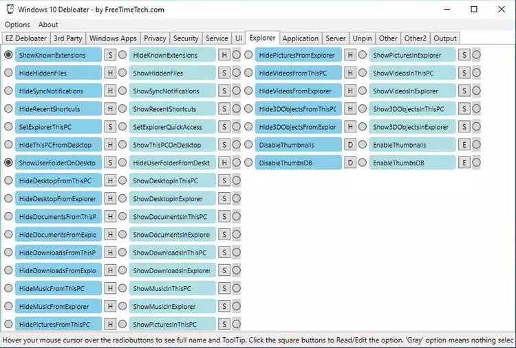 Chotsani Fluff Kuchokera Windows 10 Ndi Windows Decrapifier & Debloater 2691_19