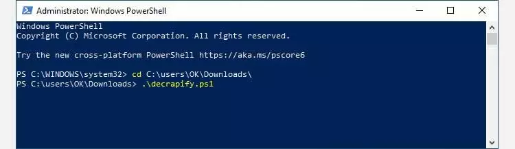 Windows Decrapifier & Debloater ನೊಂದಿಗೆ Windows 10 ನಿಂದ ಫ್ಲಫ್ ಅನ್ನು ತೆಗೆದುಹಾಕಿ 2691_5