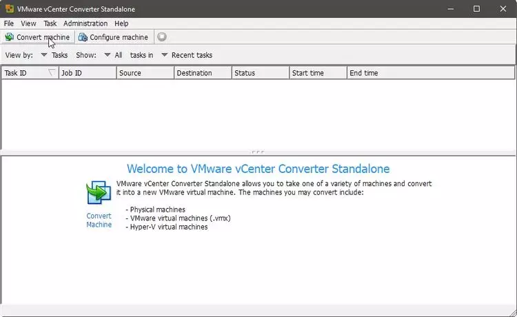 Fa'apipi'i lau Pupuni ile VM Fa'atasi ai ma le vCenter Converter Standalone a le VMWare 2693_3