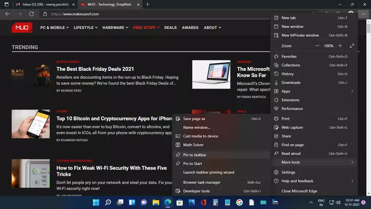 كيفية تثبيت أي شيء تقريبًا على شريط مهام Windows 11 2744_12