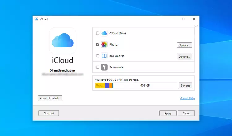 Ungayisebenzisa kanjani iCloud Nge-Windows PC