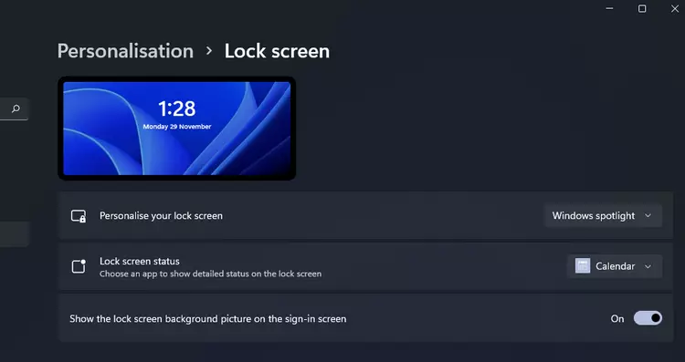 Windows11のロック画面をカスタマイズする方法 2827_2