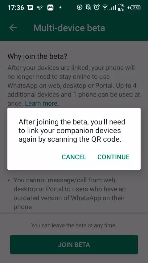 Kako koristiti WhatsApp na više uređaja 2838_6