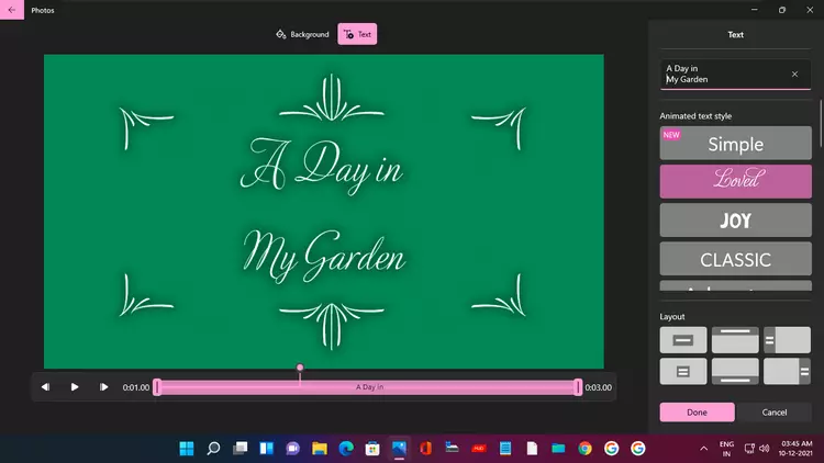 Yuav Ua Li Cas Ua Yeeb yaj kiab Nrog Windows 11 Duab App 2847_8