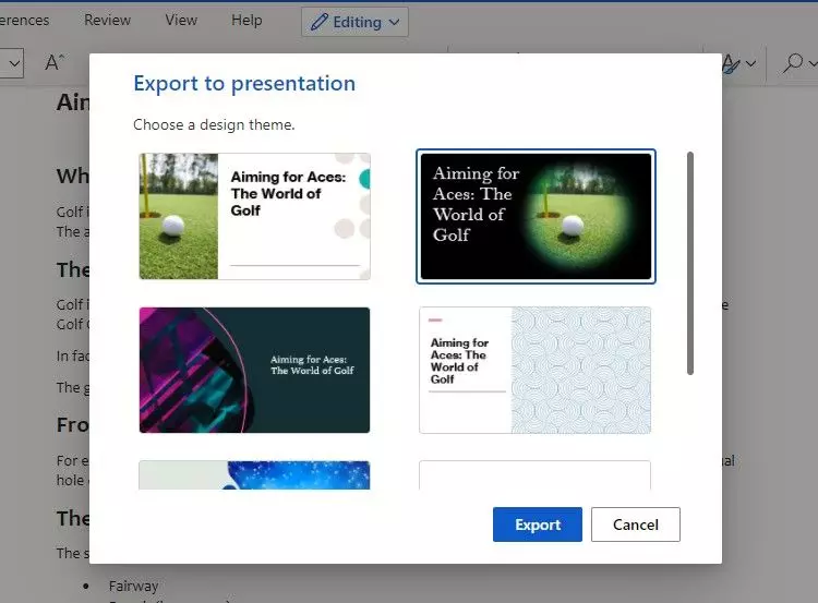 Како да извезете Word документи во презентации на PowerPoint користејќи Microsoft AI 2855_12