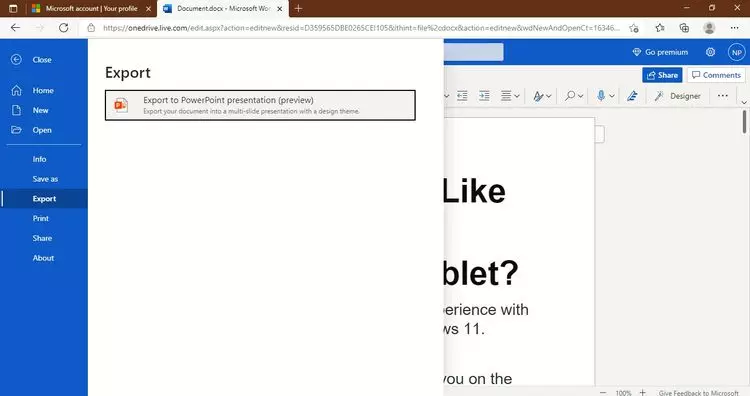 Како да извезете Word документи во презентации на PowerPoint користејќи Microsoft AI 2855_5