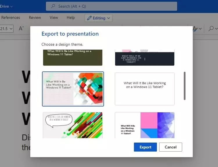Како да извезете Word документи во презентации на PowerPoint користејќи Microsoft AI 2855_6