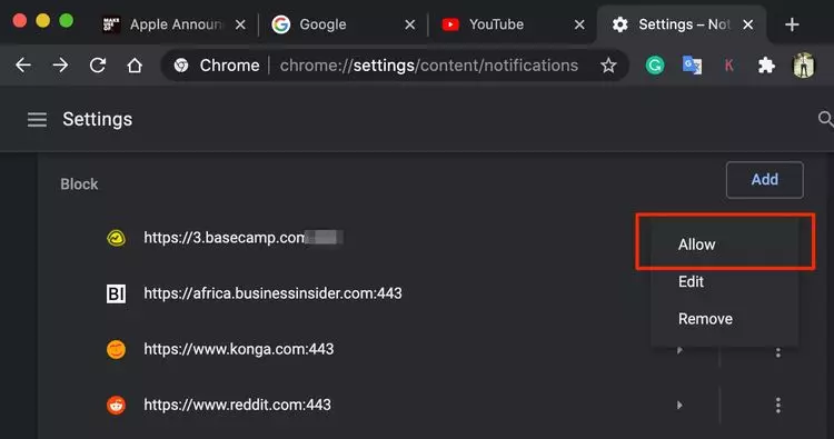 Google Chrome හි දැනුම්දීම් නොලැබෙන්නේද? උත්සාහ කිරීමට නිවැරදි කිරීම් 10 ක් මෙන්න 28593_8