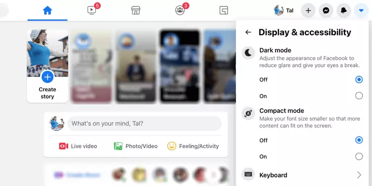 Facebook પર ડાર્ક મોડને કેવી રીતે સક્ષમ કરવું 28609_6
