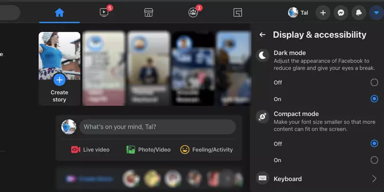 Facebook પર ડાર્ક મોડને કેવી રીતે સક્ષમ કરવું 28609_7