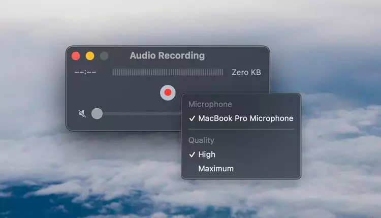 अंगभूत अॅप्स वापरून आपल्या Mac मध्ये ऑडिओ द्रुतपणे कसे रेकॉर्ड करावे 2871_5