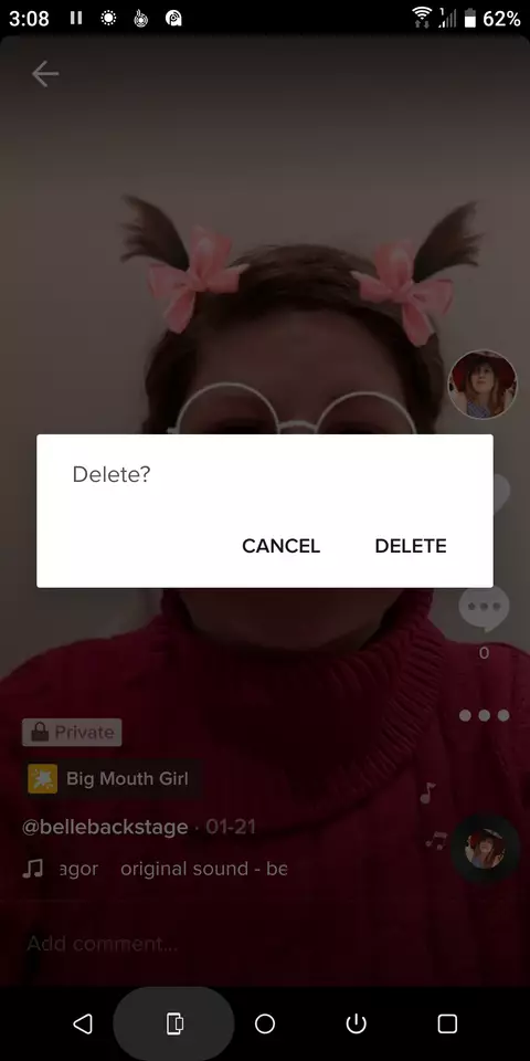 Cara Menghapus Video TikTok Dari Akun Anda 29112_4