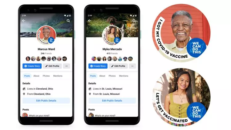 Най-новите профилни рамки на Facebook насърчават приятелите си да получат ваксини срещу COVID-19 29608_2