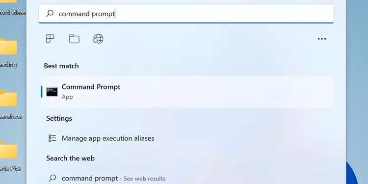 Comment ouvrir l'invite de commande dans Windows 11 2961_2