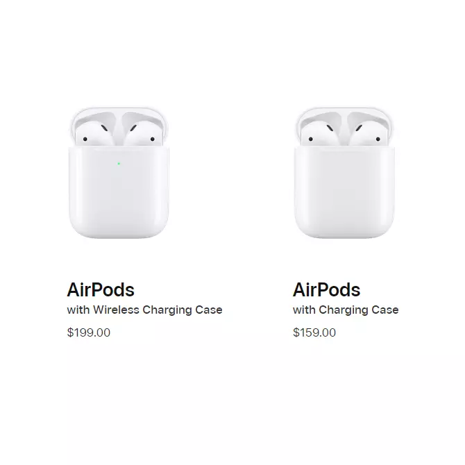 Ո՞րն է տարբերությունը AirPods 1-ի և 2-ի միջև: