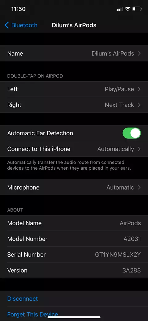 10 būdų, kaip pataisyti „AirPod“, kurie vis atsijungia nuo jūsų „iPhone“. 2994_9
