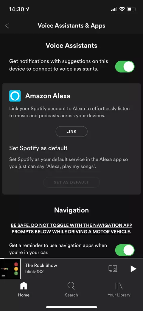 Spotify ကို Alexa နှင့် ချိတ်ဆက်နည်းနှင့် သင်၏ Echo တွင် တေးဂီတဖွင့်နည်း 30369_12