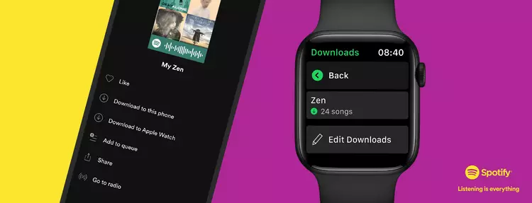 Ara pots descarregar música i podcasts de Spotify al teu Apple Watch 30458_2