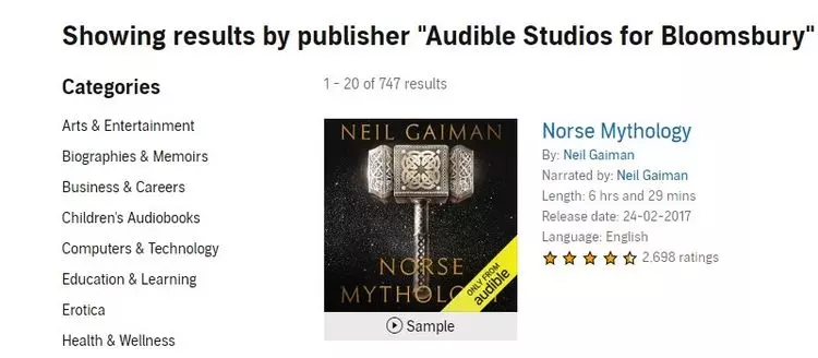 Audible-da ən yaxşı kitabları tapmağın 7 yolu 30470_4