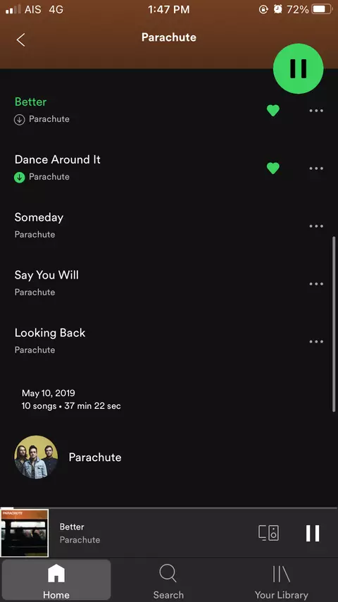 Cara Ndhelikake lan Mbukak Lagu ing Spotify 30535_2