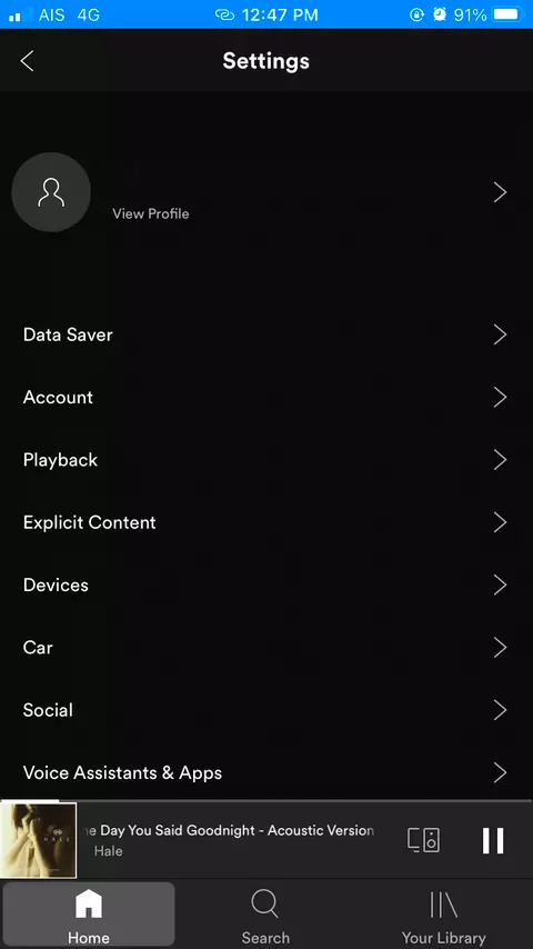 Spotifyで曲を非表示および再表示する方法 30535_6