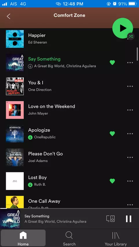 Otu esi ezo ma wepụ egwu na Spotify 30535_9