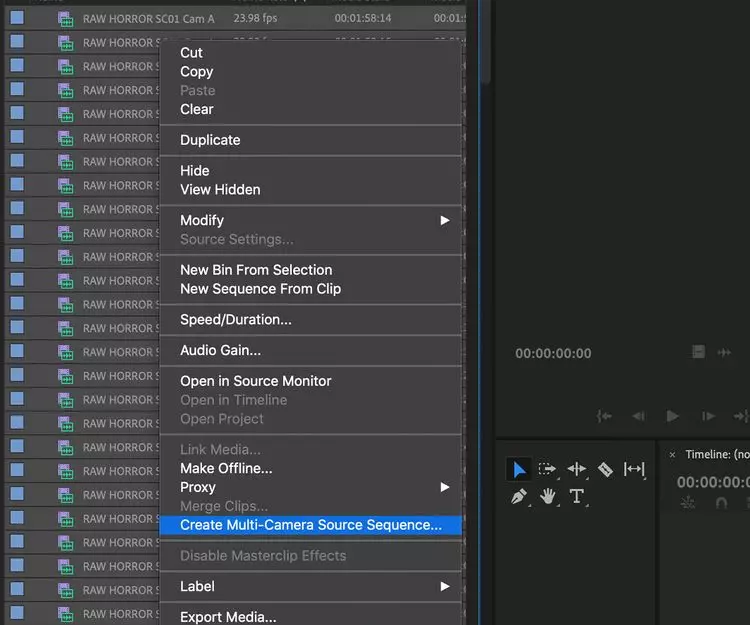 Kako stvoriti sekvence s više kamera u Adobe Premiere Pro 30554_4
