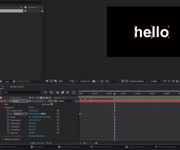 أدخل البعد الثالث: العمل مع مهام سير العمل ثلاثية الأبعاد في Adobe After Effects 30555_6