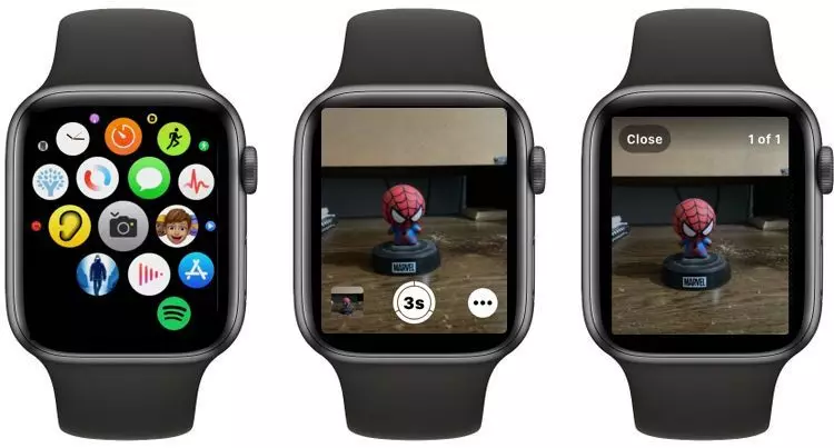 Yuav Siv Koj Apple Watch li cas los tswj koj lub koob yees duab iPhone 3055_3