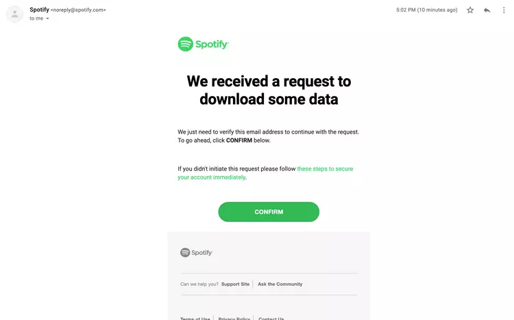 Como controlar os datos persoais que Spotify recompila sobre ti 30786_4