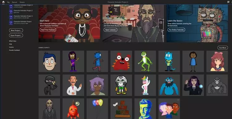 Les 4 meilleurs sites de marionnettes Adobe Character Animator gratuites 30819_2