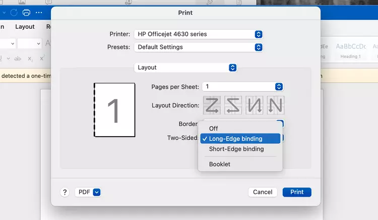 Како да печатите двострано на Mac 3092_5