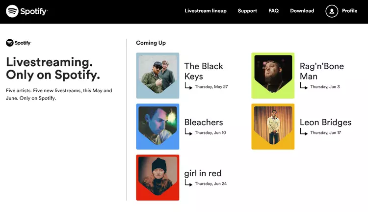 วิธีเข้าร่วมคอนเสิร์ตเสมือนจริงบน Spotify 31507_2