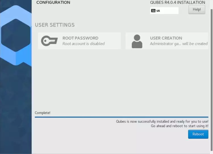 Kā instalēt Qubes OS vietnē VirtualBox 3156_10